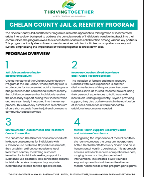 Chelan County Jail & Reentry Program - North Sound ACH Resource Library