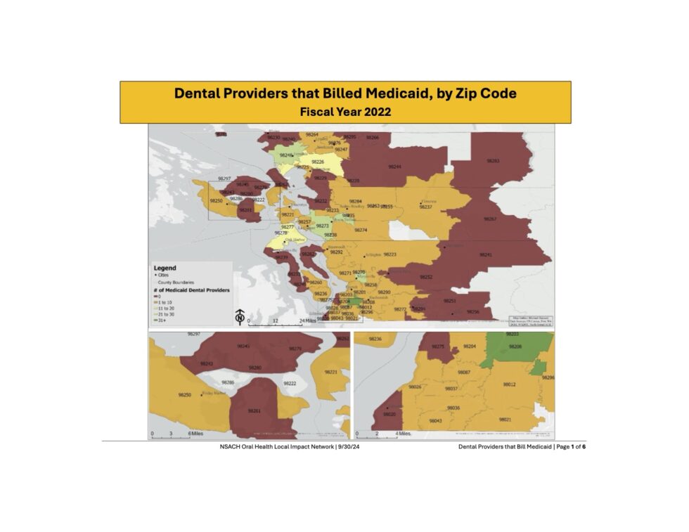 Dental Providers That Billed Medicaid, by Zip Code - North Sound ACH ...